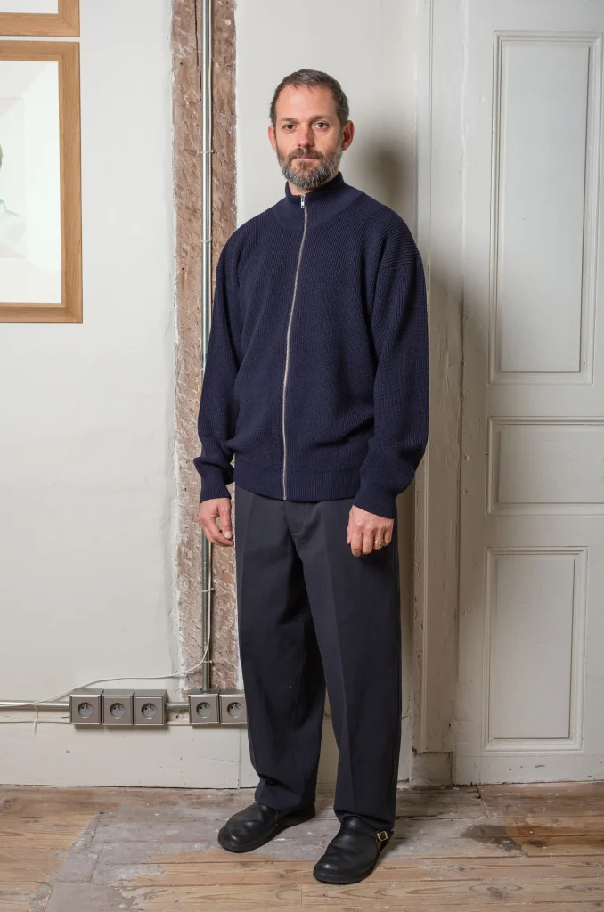 Y - NON Mulesing Wool Drivers KN Navy - Rendez-Vous Store