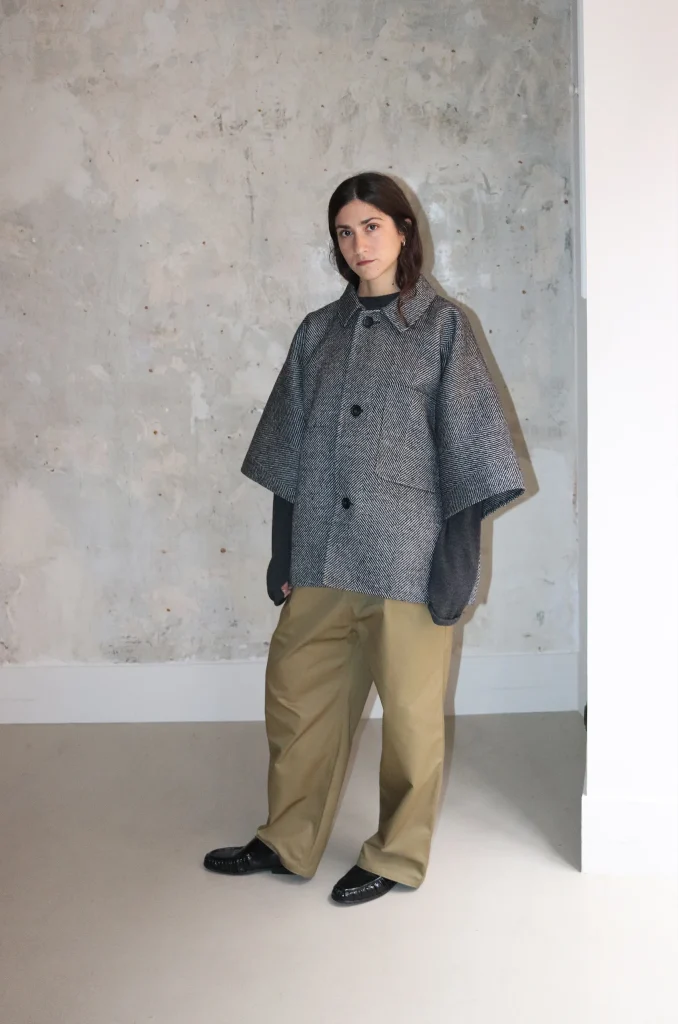 Sofie D'Hoore CARA DF Cropped Kimono Jacket Charcoal