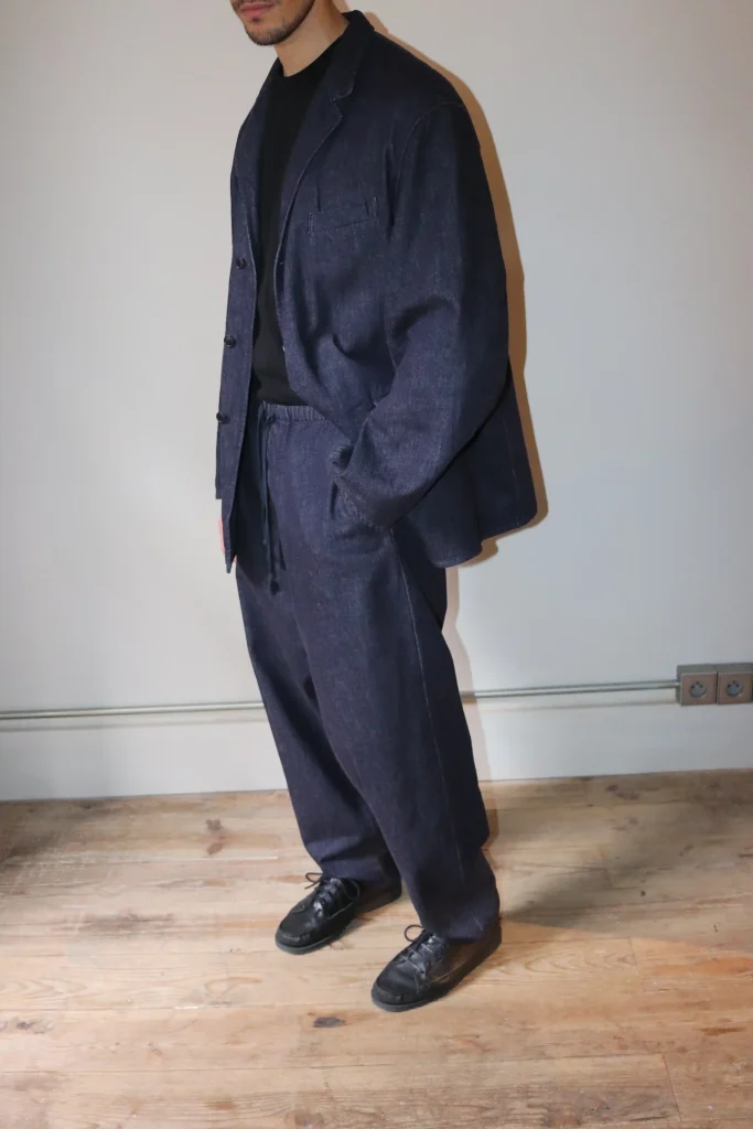 Comoli Pants B01-03013 Navy